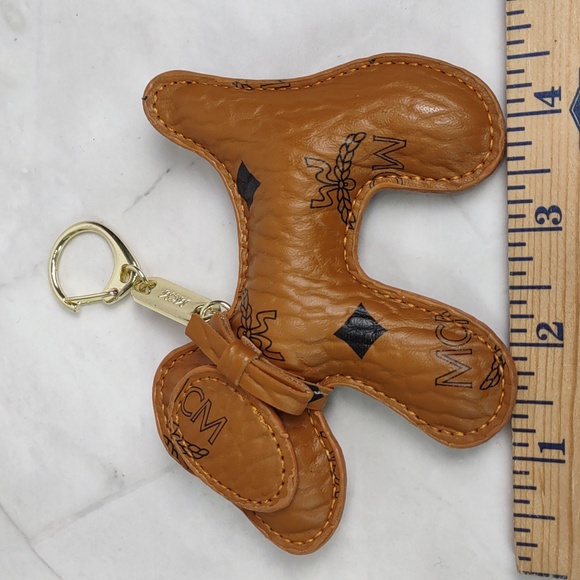 MCM | Accessories | Mcm Visetos Dog Key Ring Purse Charm | Poshmark